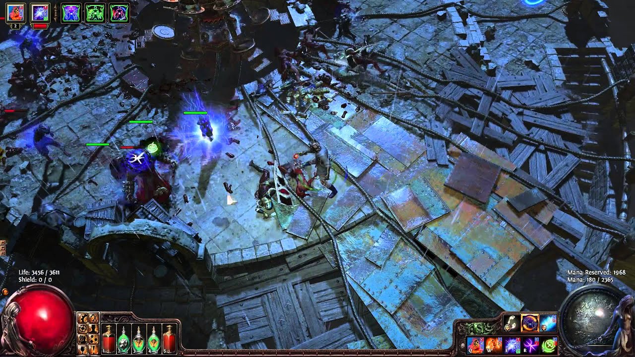 [PoE] Act 3 Merciless Final Boss (Dominus) vs. Solo Caster - YouTube