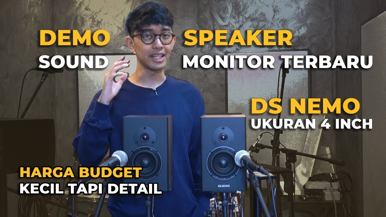 Review First impression Dolphin Sound DS-NEMO Speaker monitor 4 Inch ...