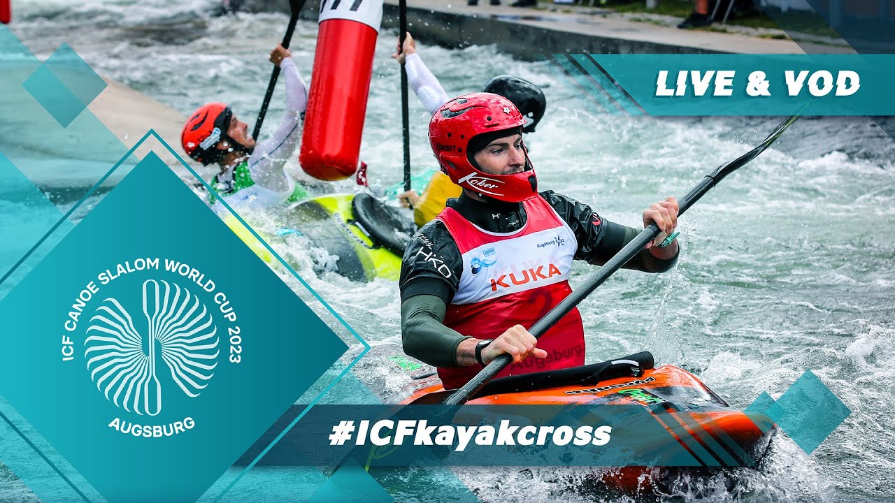 Kayak Cross: Heats 2023 ICF Canoe-Kayak Slalom World Cup Augsburg ...
