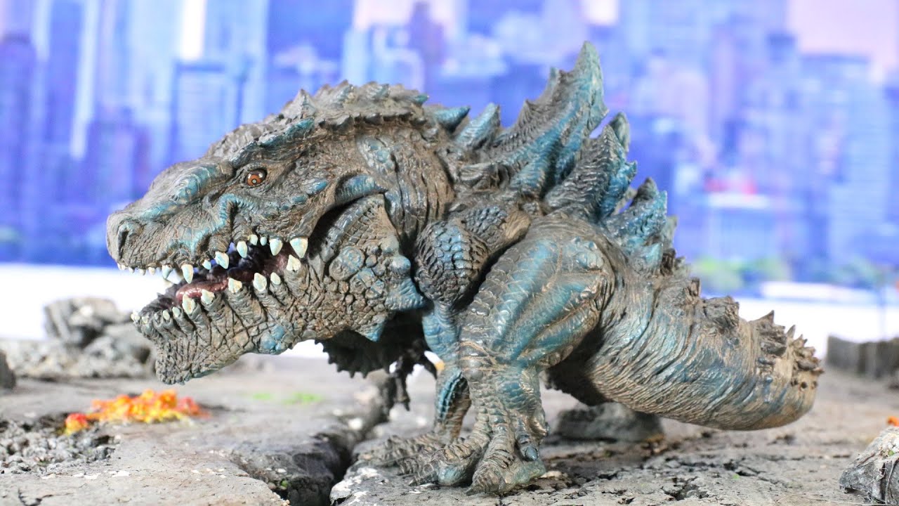 X-PLUS Deforeal Series Zilla 1998 night color version - YouTube