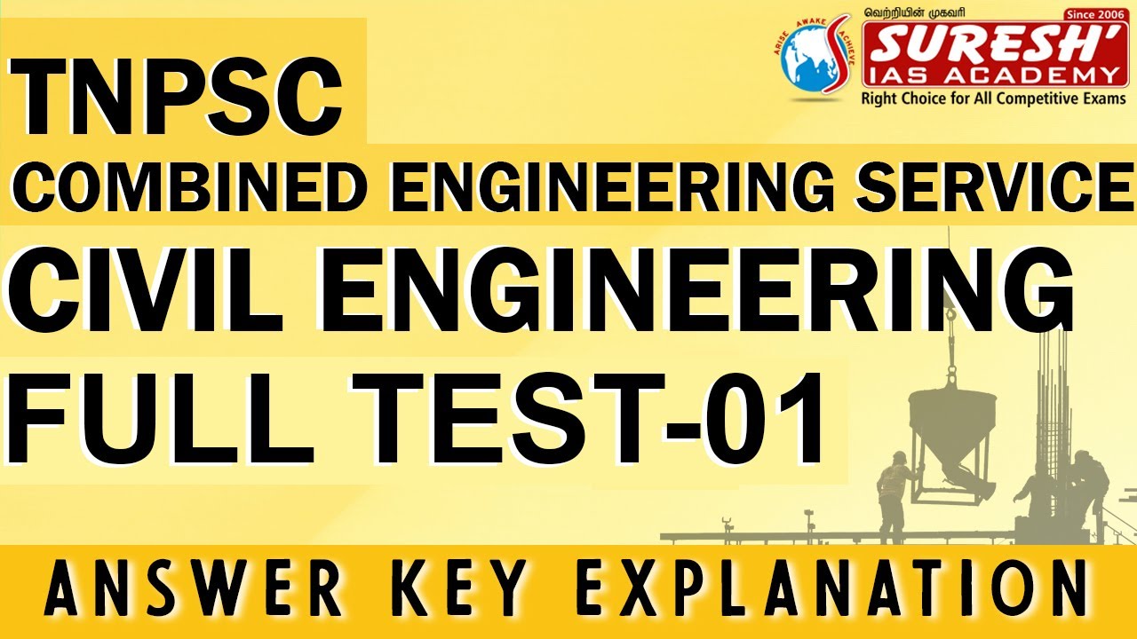 TNPSC-COMBINED ENGINEERING SERVICE EXAMINATION | CIVIL ENGINEERING ...