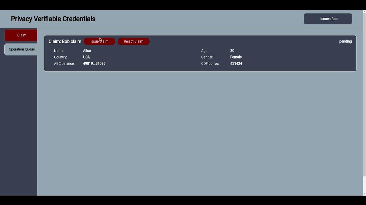 Privacy-Preserving W3C Verifiable Credentials Demo - YouTube