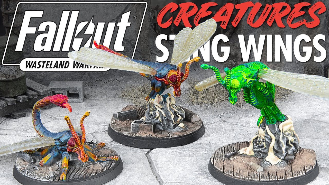 Fallout: Wasteland Warfare - Sting Wings - YouTube