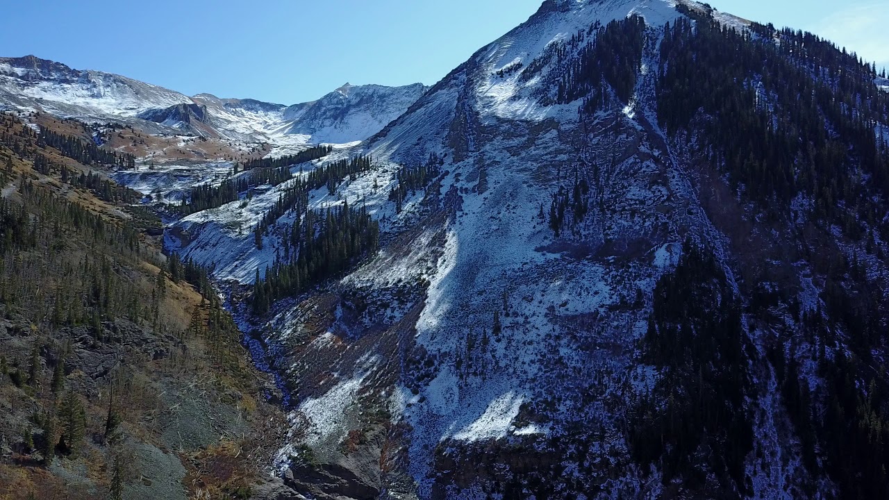 Drone Footage Tomboy Mine Imagene Pass Colorado - YouTube