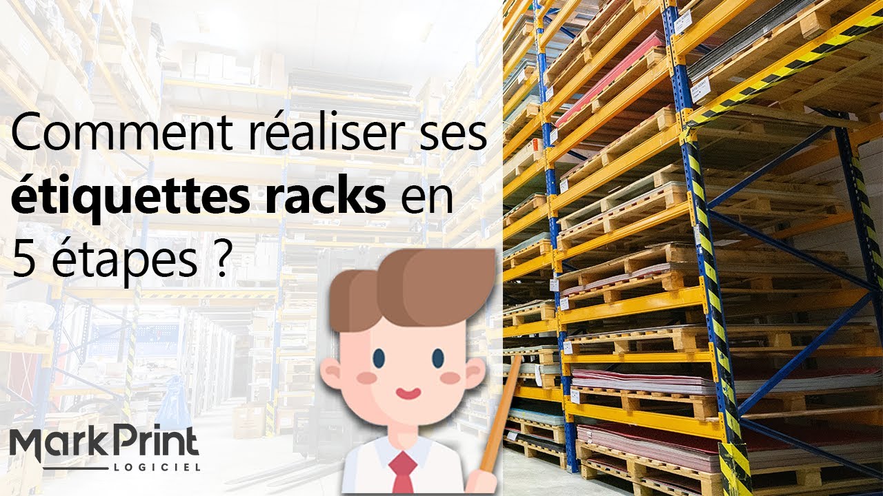 Comment imprimer ses étiquettes racks en 5 étapes - YouTube