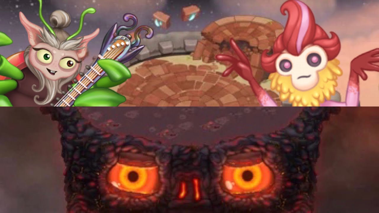 My Singing Monsters: Adult Scaratar, Loodvigg, & Earth island Colossal ...