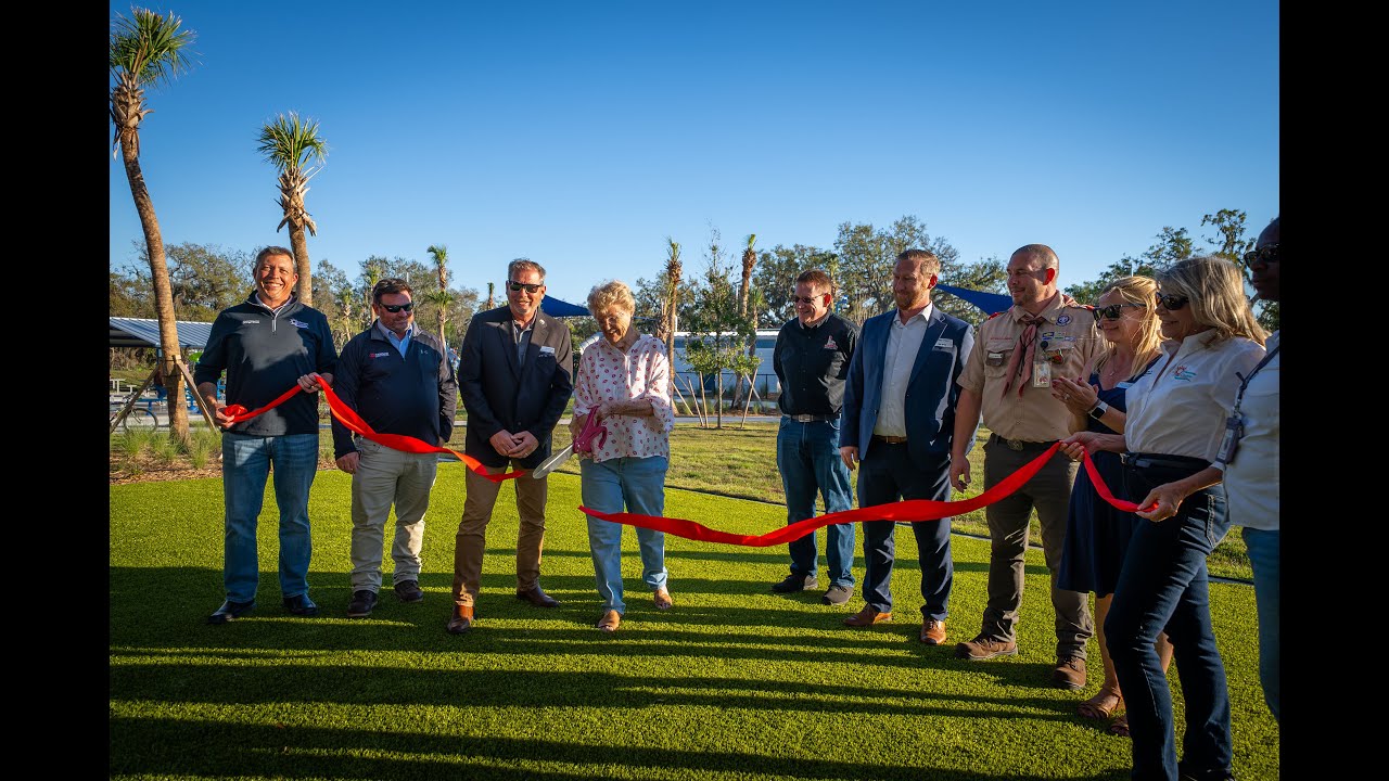 Parrish Community Park Ribbon Cutting Ceremony 3/7/25 - YouTube