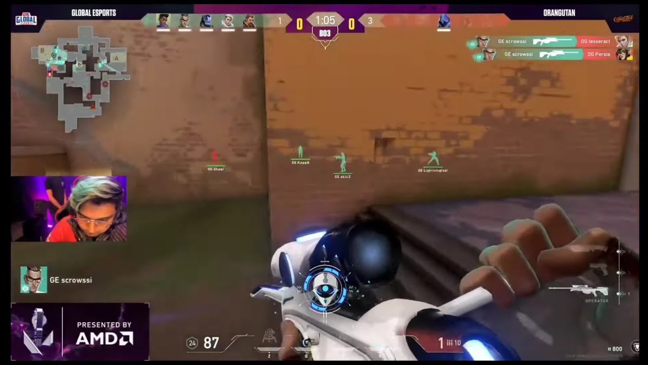 Sk Rossi Operator Show | Skillz ACE | GE VS OG SCS #gefighting - YouTube