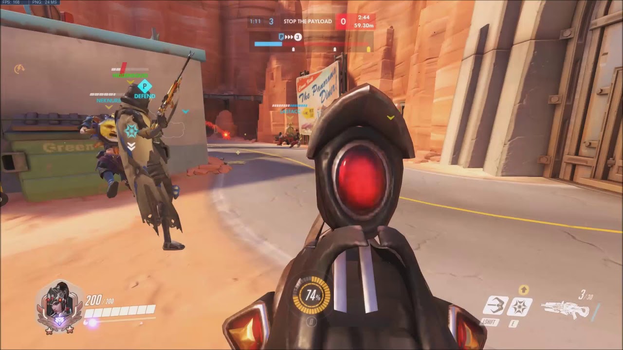 Standard Overwatch Gameplay - YouTube