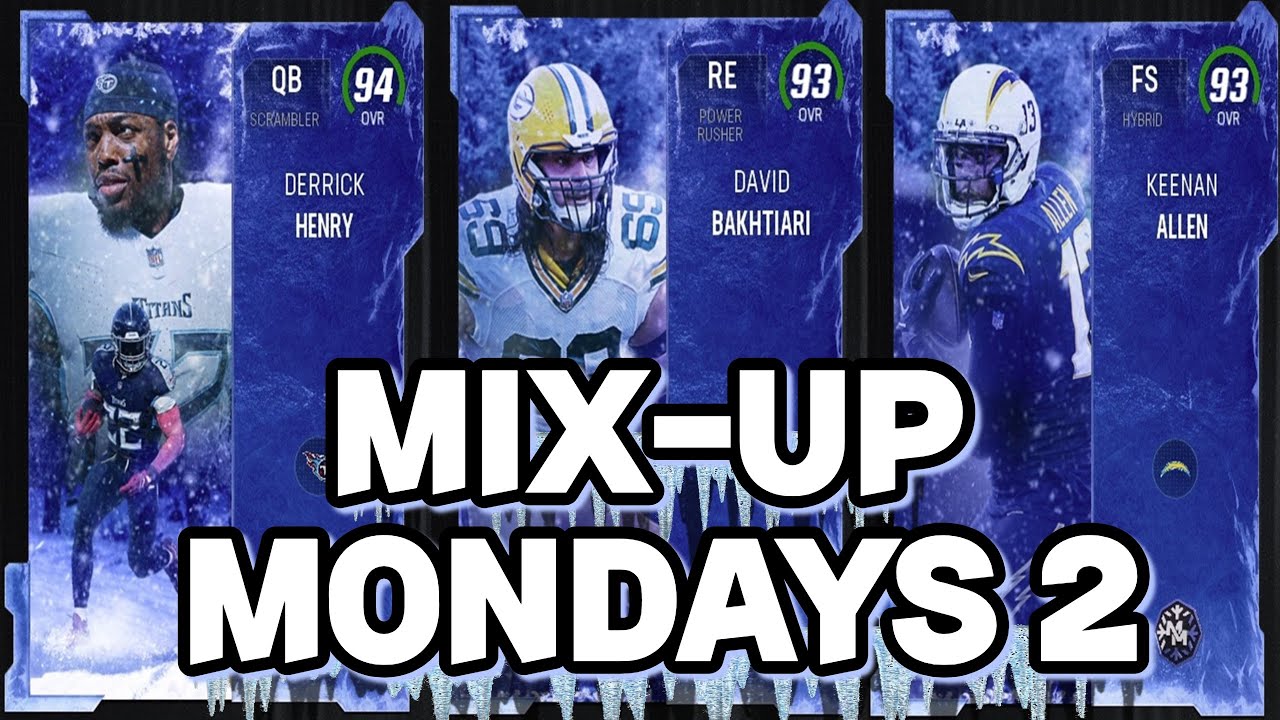 MIX UP MONDAYS QB DERRICK HENRY, FS KEENAN ALLEN, RE BAKHTIARI | MADDEN ...