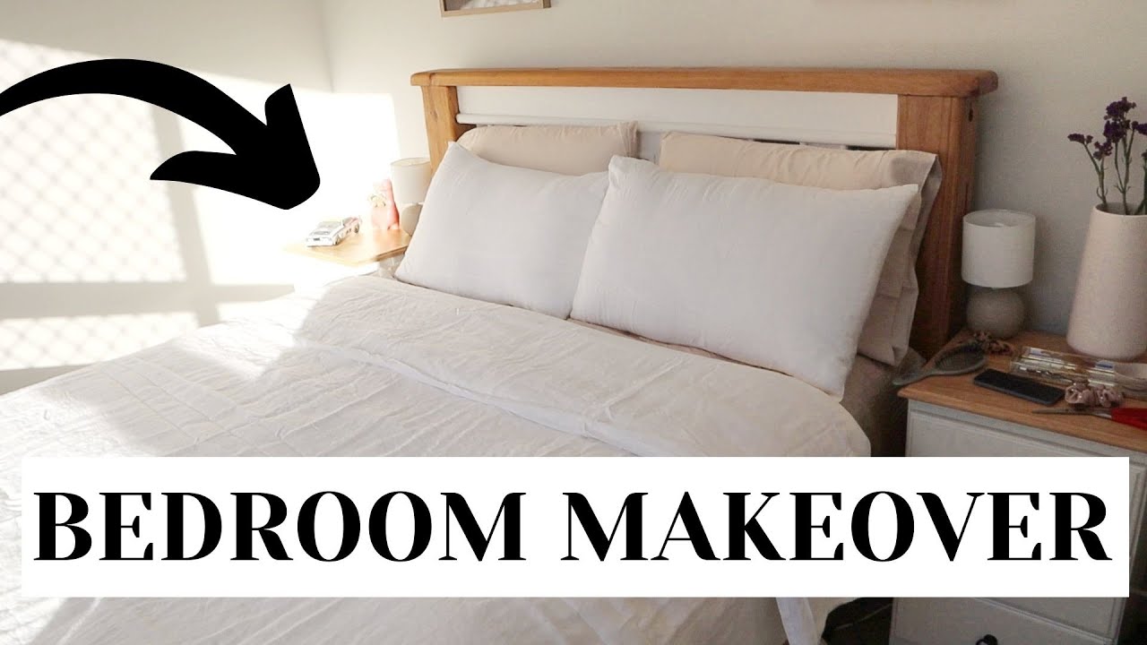 NEW LINEN BEDDING // Finally Finishing my Bedroom - YouTube