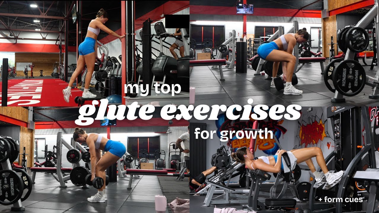 the BEST exercises for glute growth & how to do them | #glutegrowth # ...