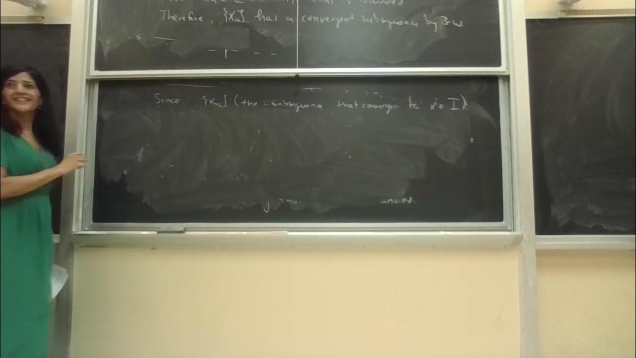 Proof that a continuous function over a finite closed interval is bounded - YouTube