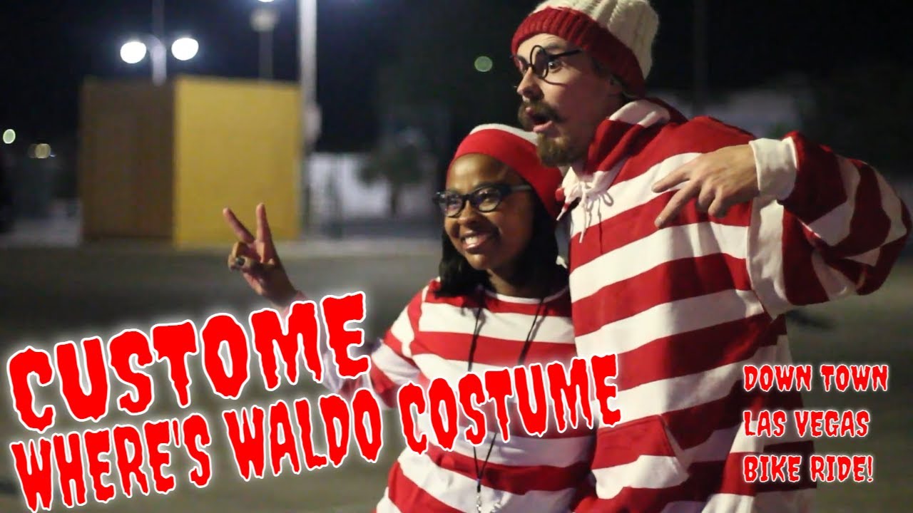 I made a Custom Where's Waldo Costume (Bike Ride Down Town Las Vegas ...
