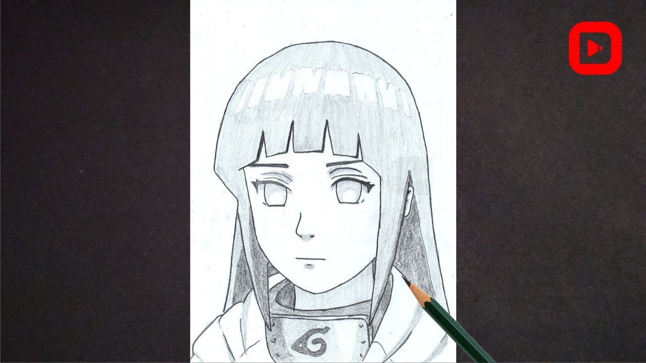 How to draw Hinata Hyuga || Naruto || Easy anime drawing || Easy ...