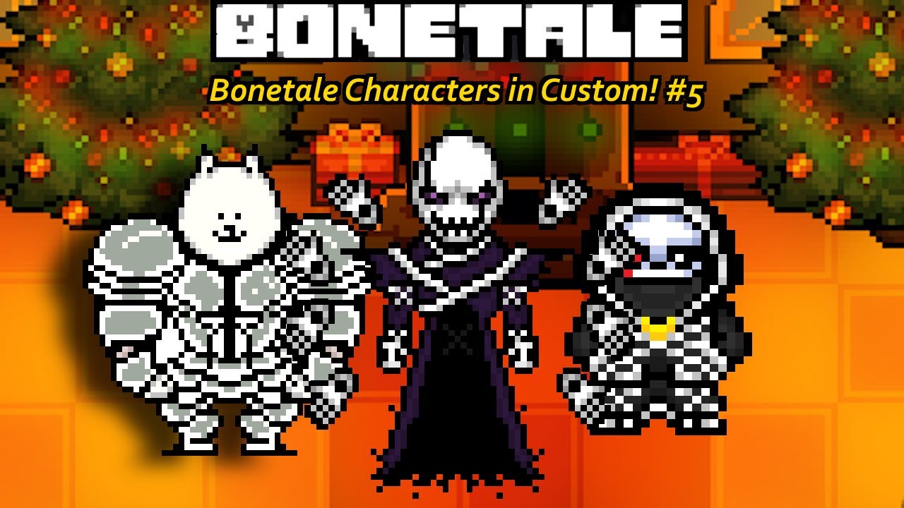 Bonetale Characters in Custom! #5 - YouTube