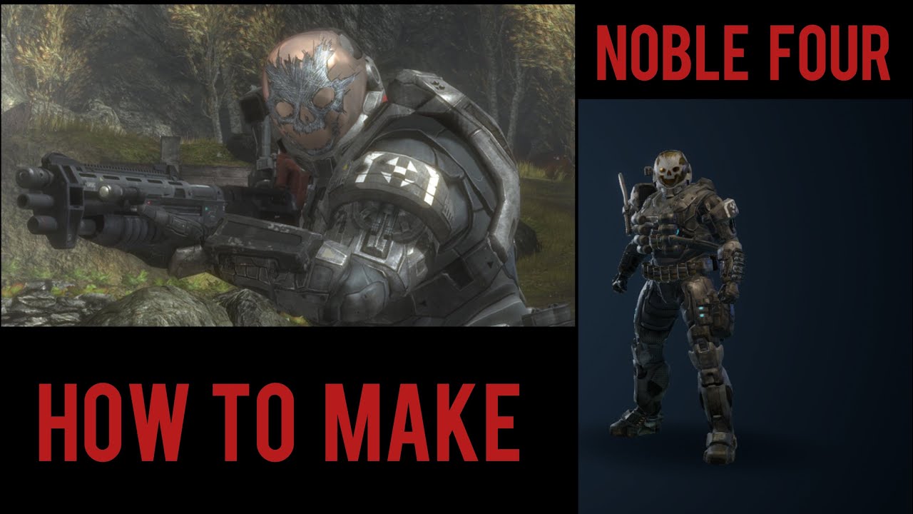 How to Make Noble 4 Halo Reach (Emile) MCC - YouTube