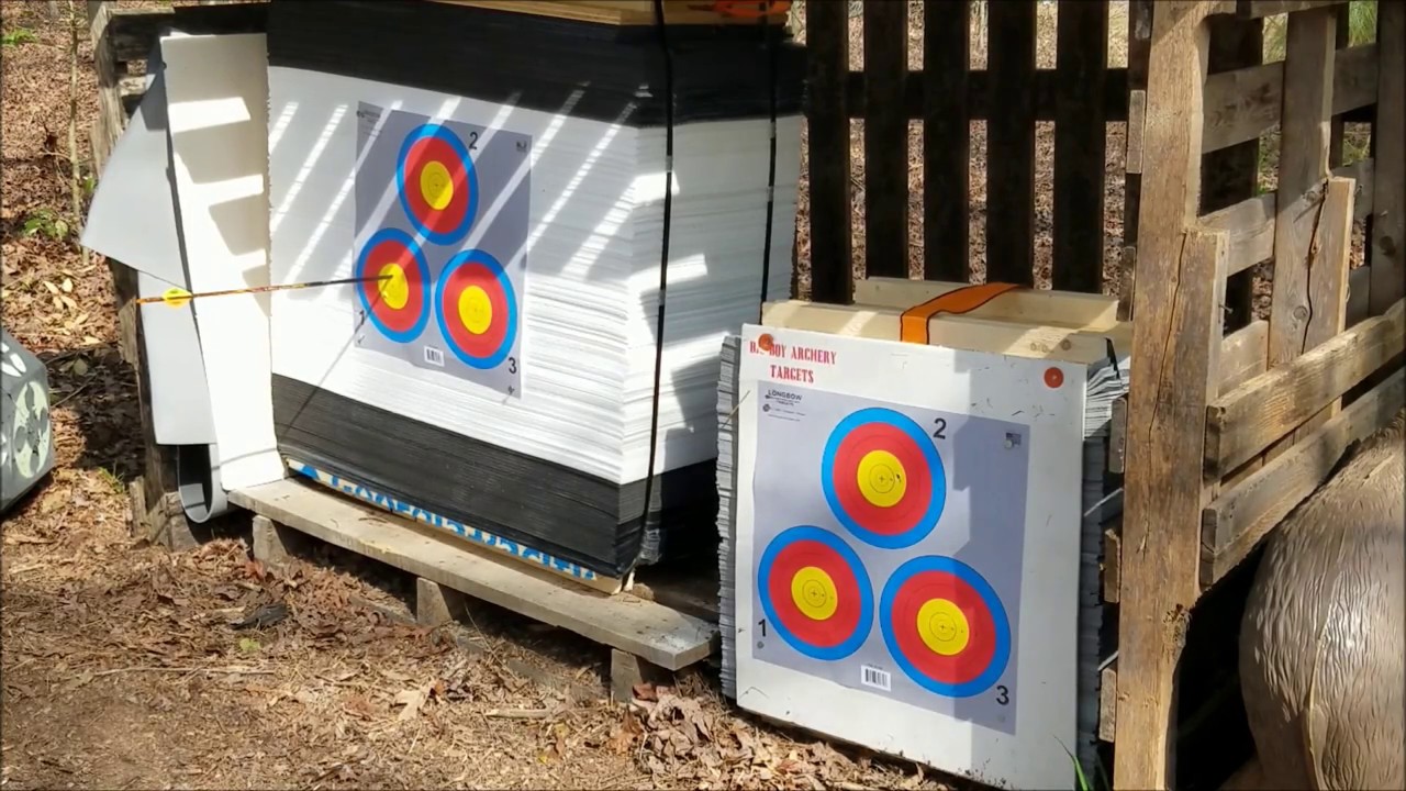Real world test review of Big Boy Archery Targets. - YouTube
