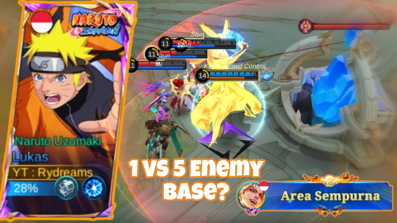 Perfect AOE ~ 1v5 Inside Enemy Base? ~ Lukas Gameplay - YouTube