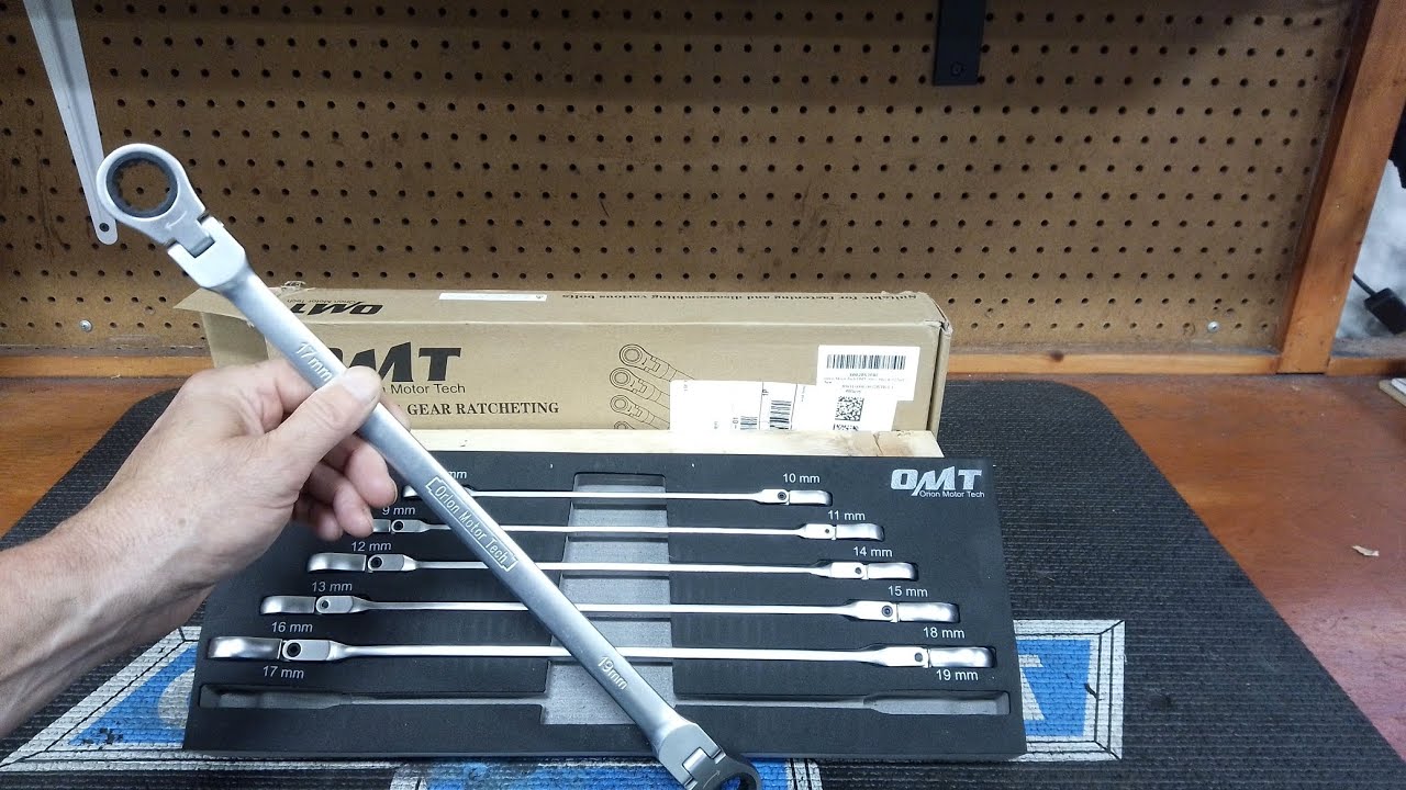 OMT XL double box flex head ratchet wrench set,episode 9 in the series ...