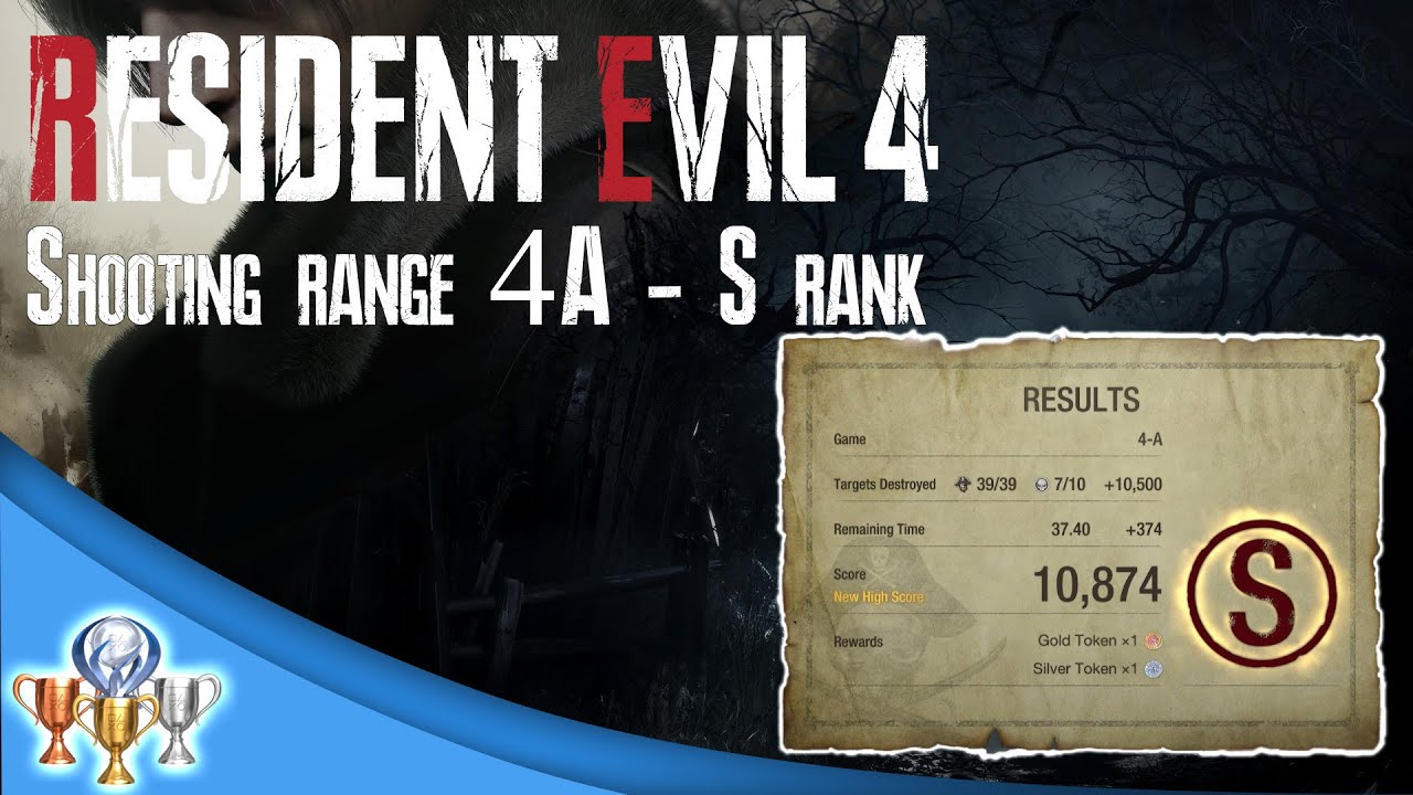 Resident Evil 4 - Shooting Range 4A - S rank - YouTube