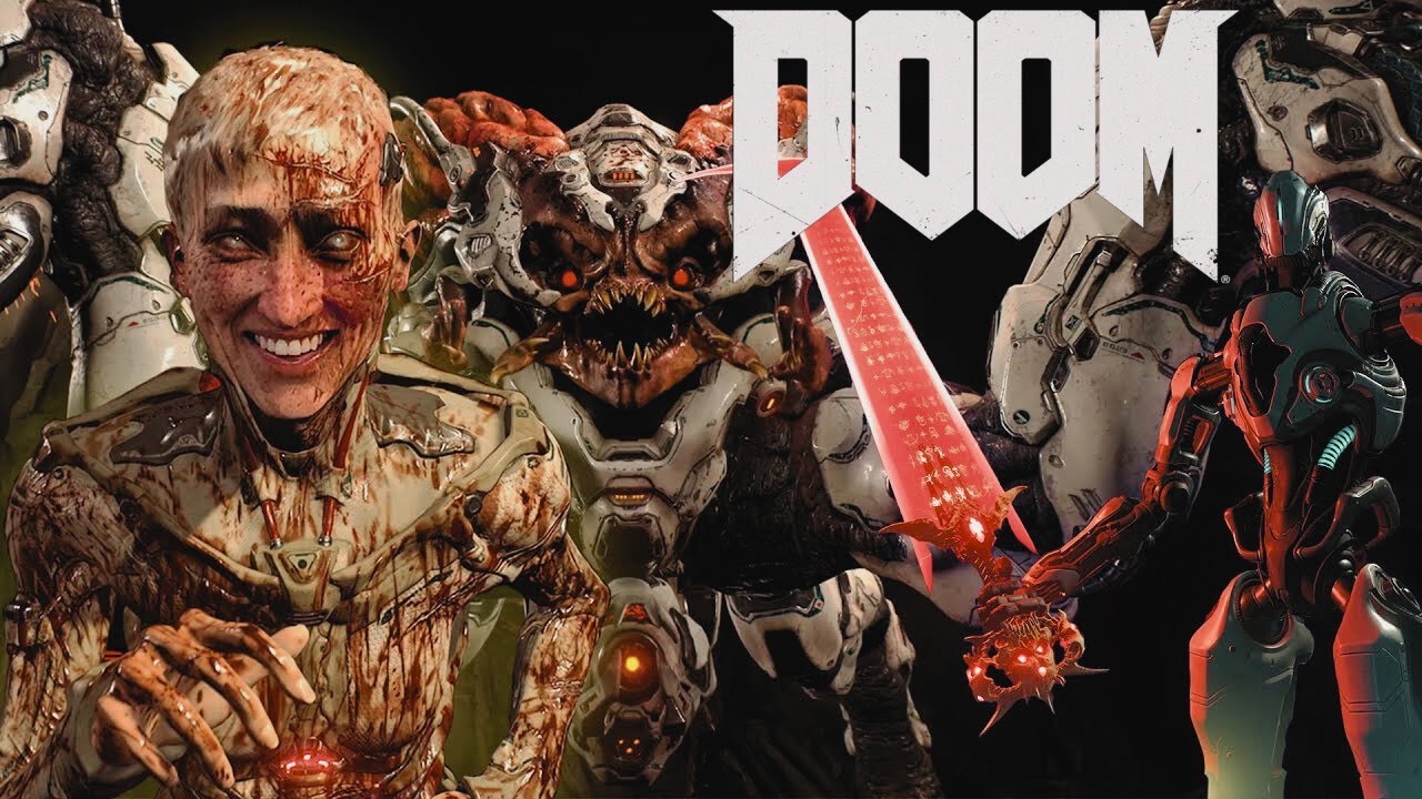 DOOM (2016) [ Parte 9 - Gameplay PC NO HUD ] SELANDO OS DOIS MUNDOS NO ...