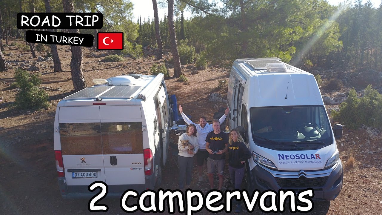 ROAD TRIP with 2 CAMPERVANS in TURKEY, FIRST EXPERIENCE WITH TURKISH ...