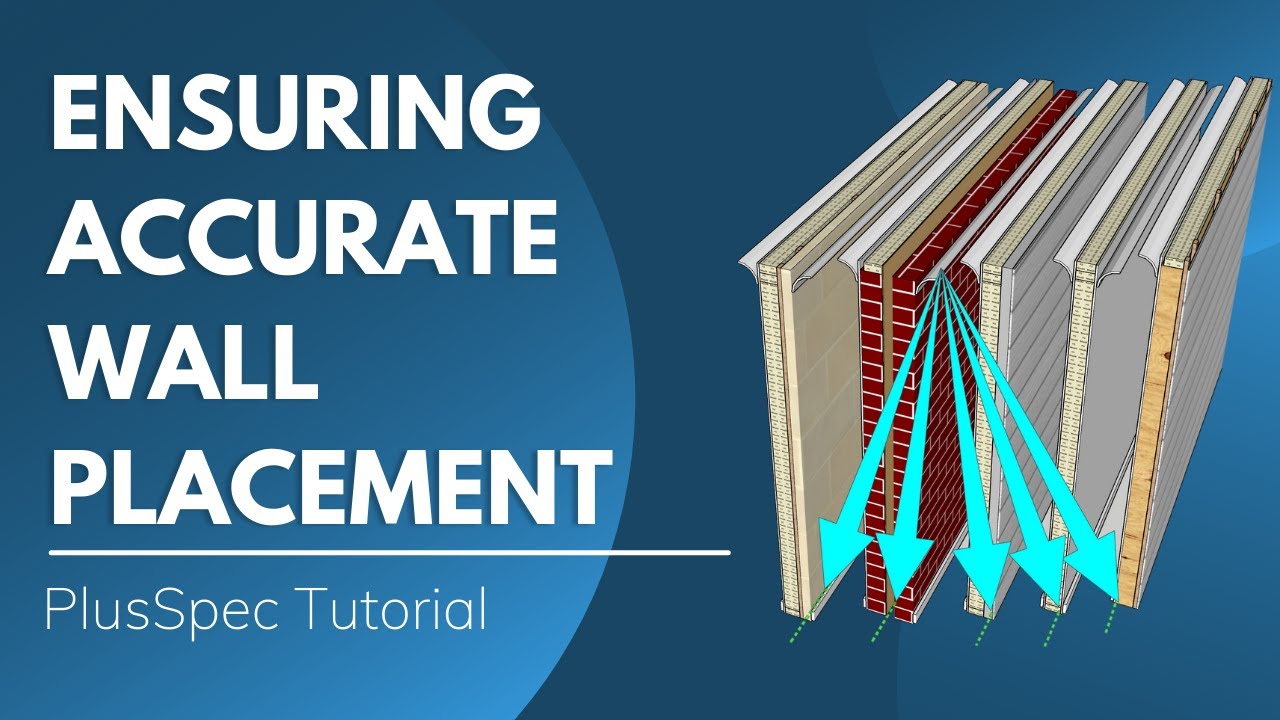 How to ensure accurate wall placement Beginner tutorial PlusSpec - YouTube