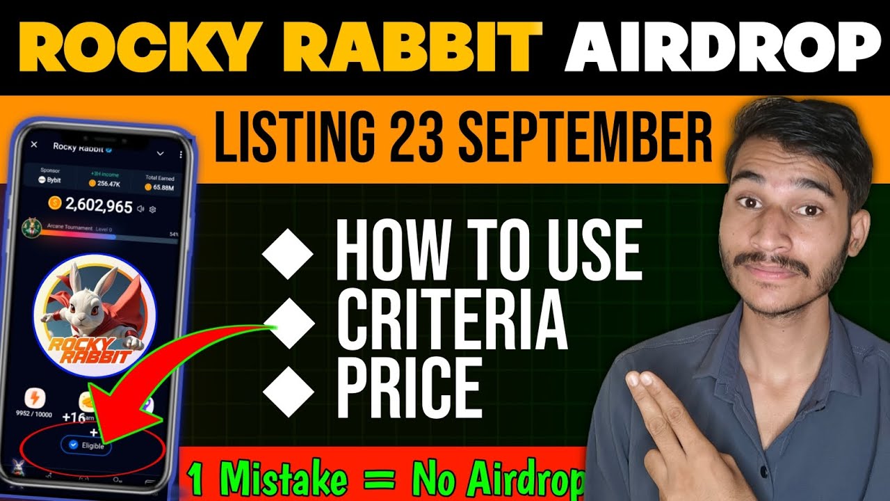 Rocky Rabbit Airdrop Eligibility Criteria, Listing Date & Price | New ...