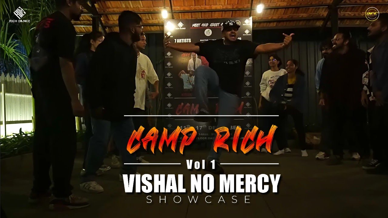 Vishal aka No Mercy | Camp Rich | Meet & Greet | Krump | Showcase | Tea ...