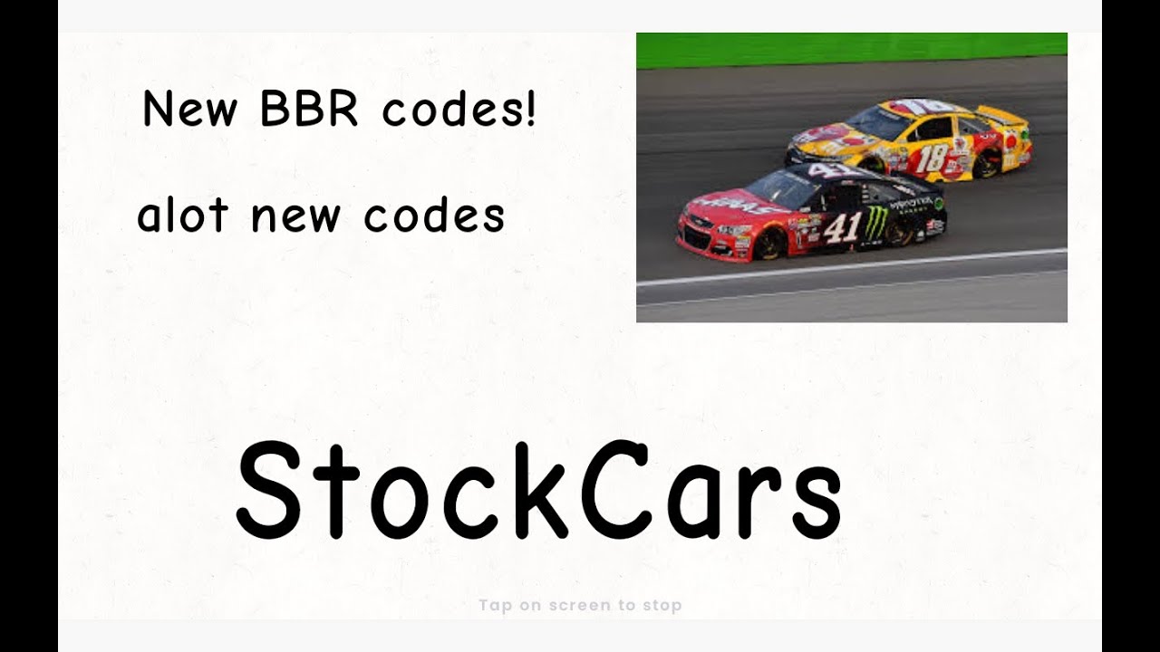 Roblox Nascar 2017 And 2013 bbr codes! (read desc) - YouTube