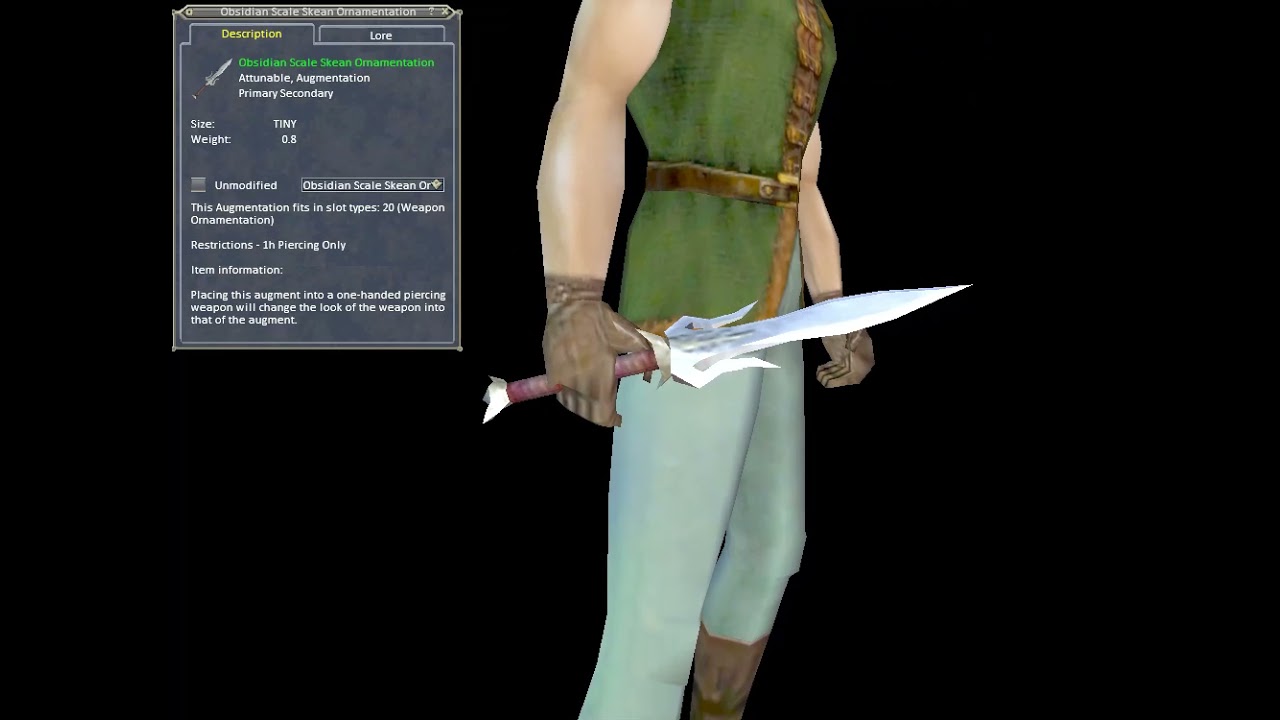 Obsidian Scale Skean Ornamentation - YouTube