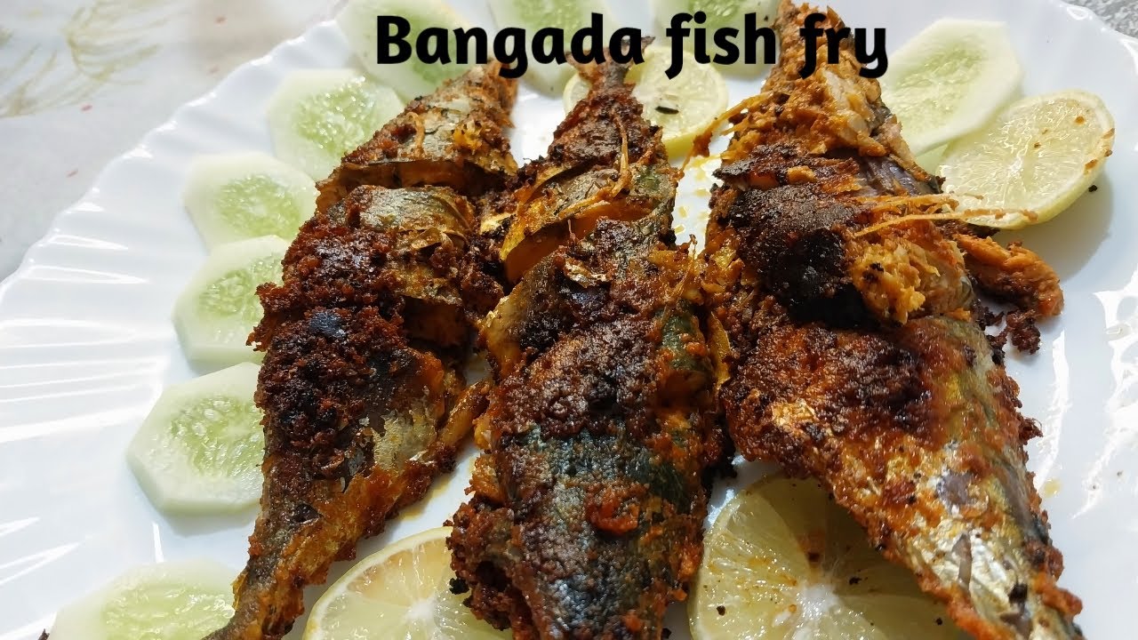Bangada fish fry|| special masala से करे bangada fish fry|| bangada ...
