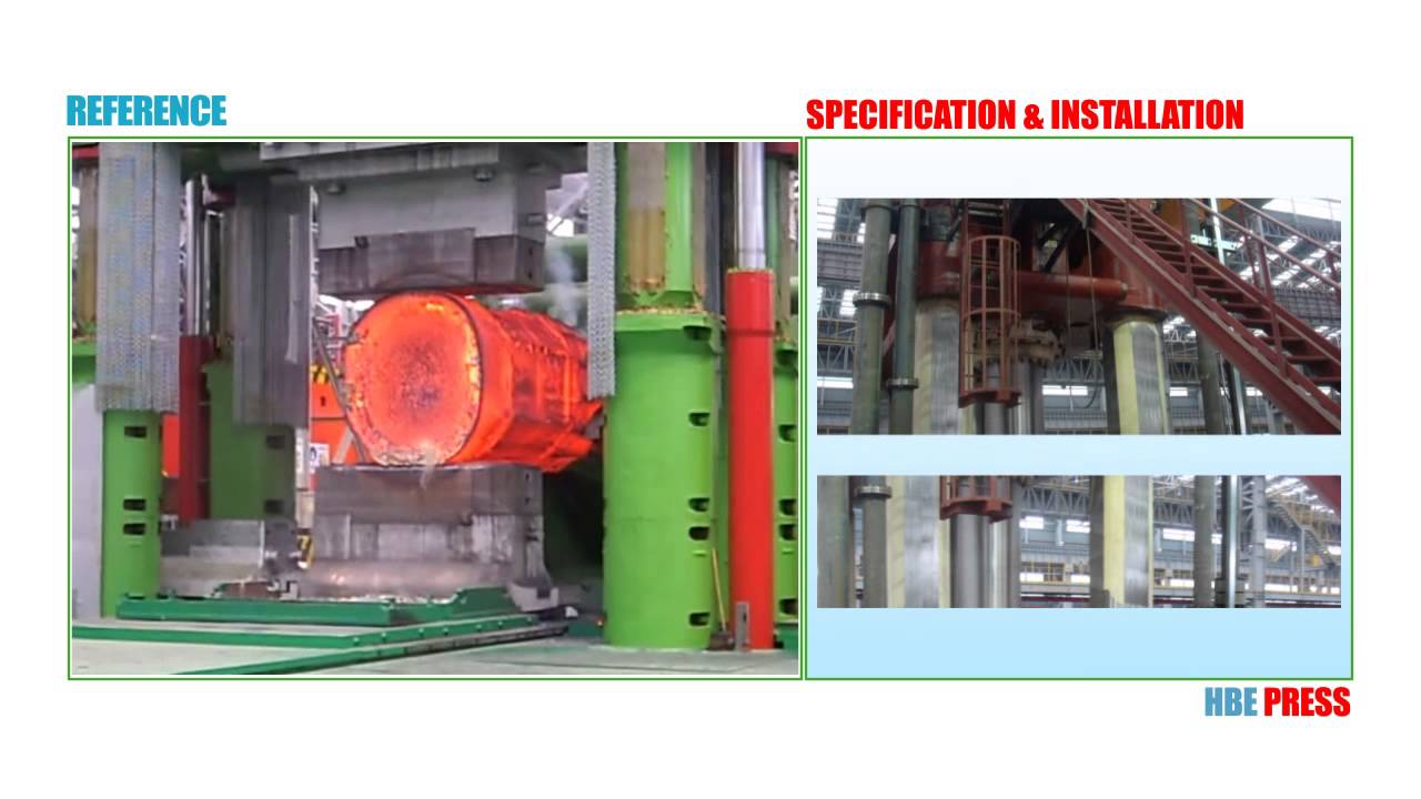 HBE PRESS_13000 ton large open die forging press - YouTube