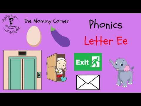 Phonics Letter Ee | Letter E Sound | | Kids Animated Video | The Mommy ...