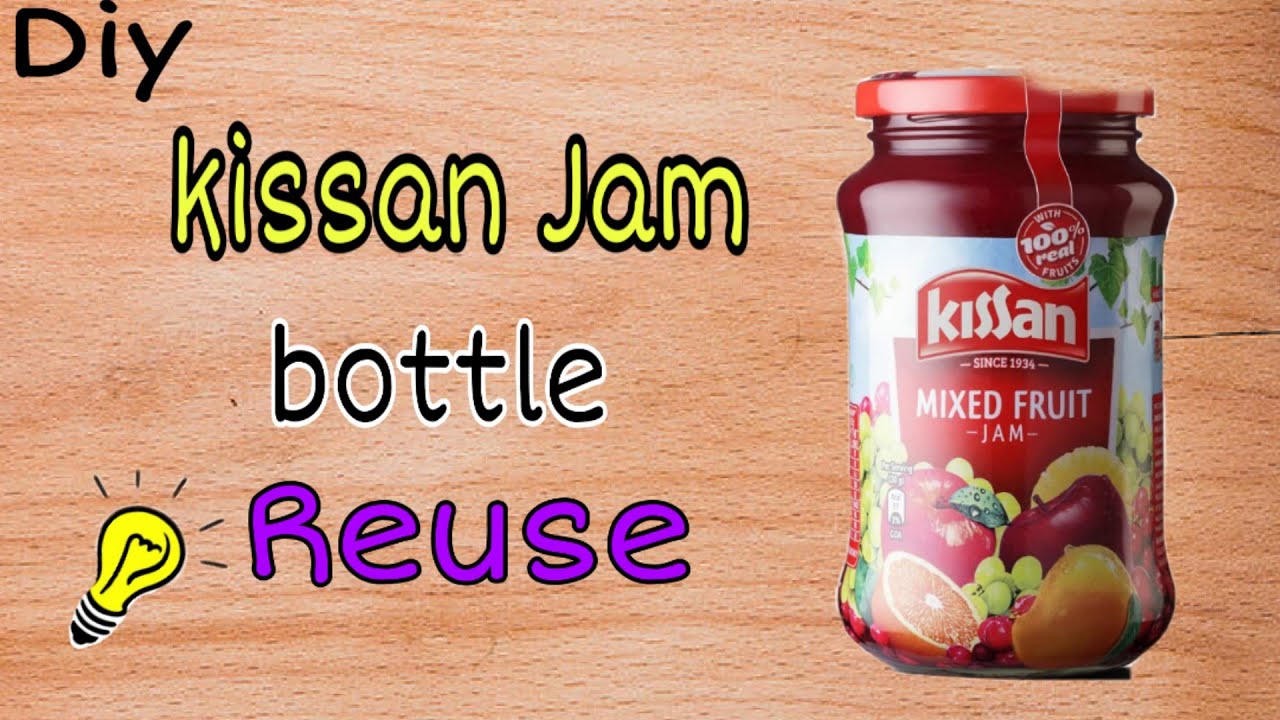 Jam Bottle DIY | Best Out Of Waste Jam Bottle | Glass Bottle Hack | How ...
