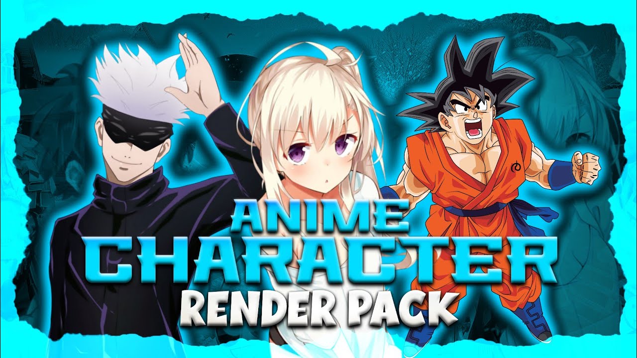 Anime Characters Render Pack 🔥 Free to use Anime Renders | Anime ...
