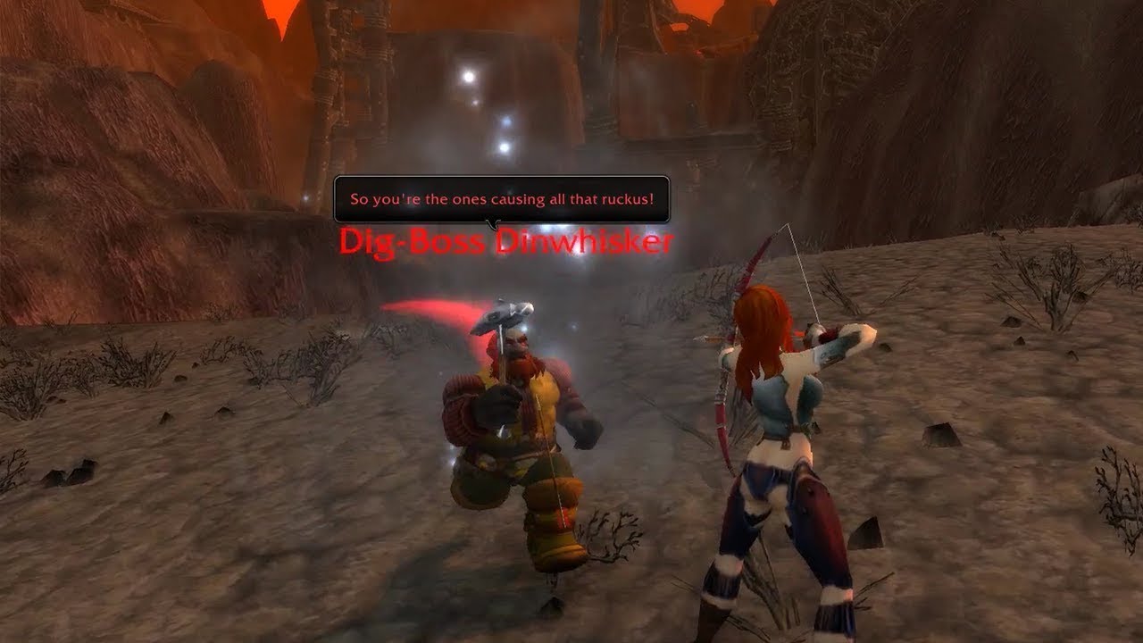 World Of Warcraft Quest Info: Dig-Boss Dinwhisker - YouTube