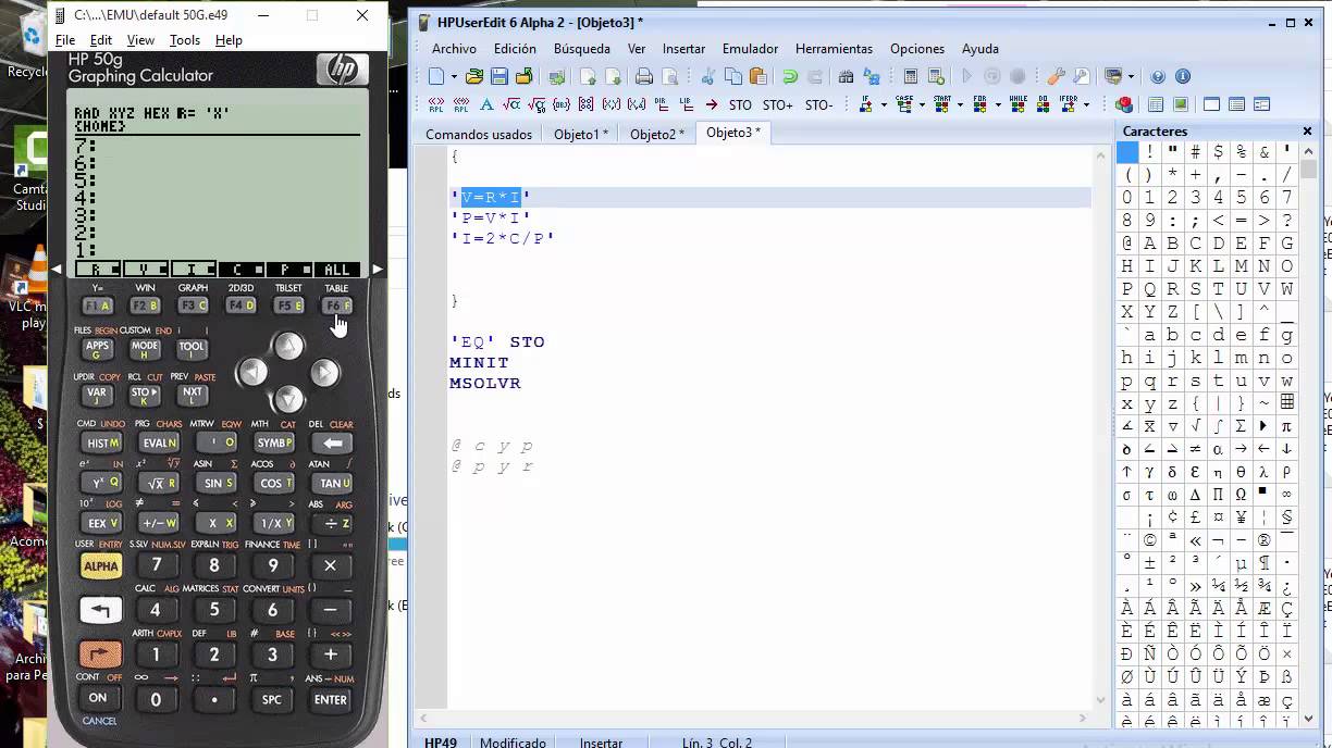 Video 9: Programacion de Calculadora HP 50g. While, MSOLVER. Resolver ...