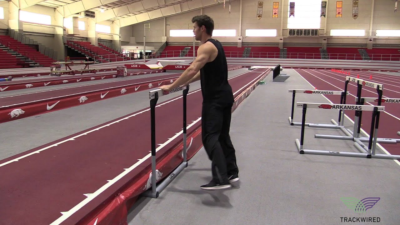 HURDLE MOBILITY: Wall Series Left Leg Lateral Warm up B - YouTube