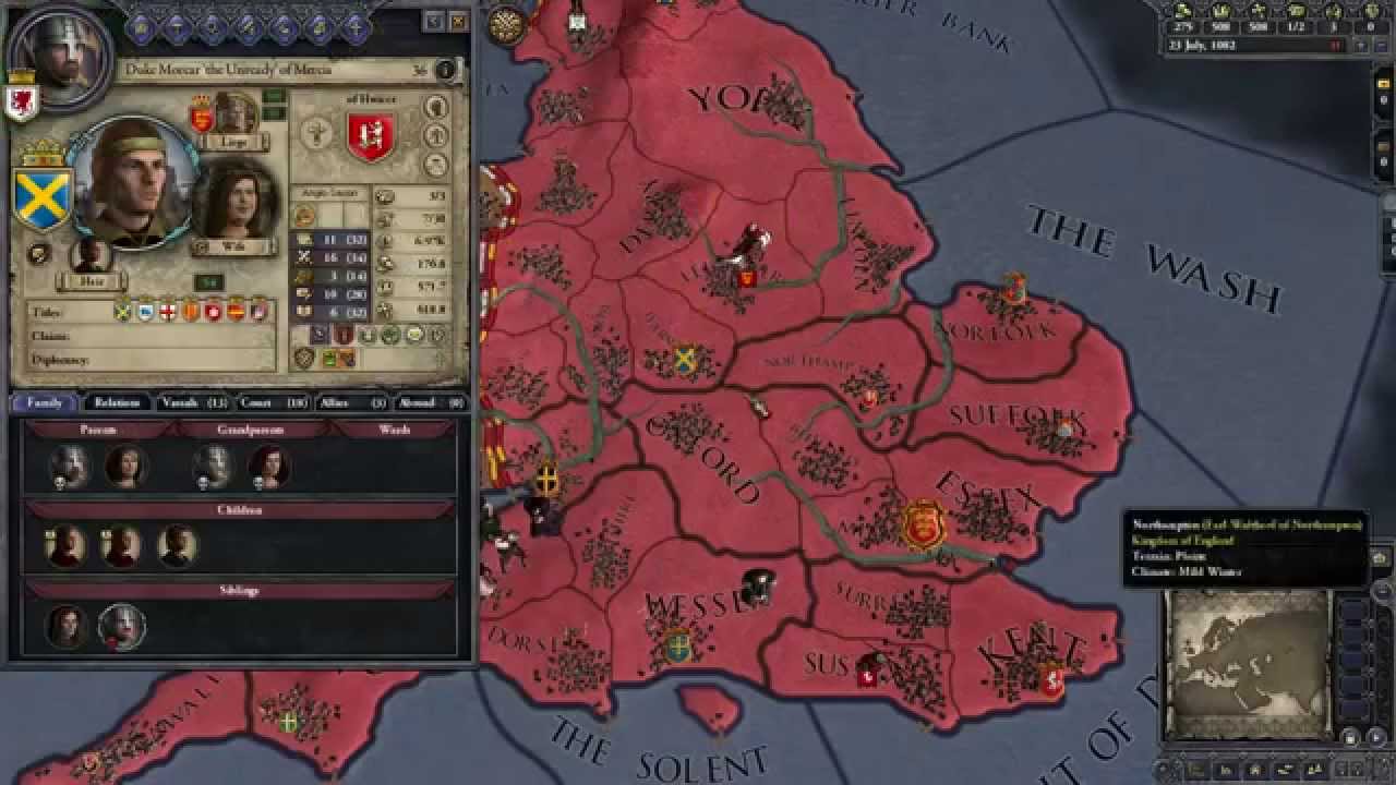 Crusader Kings 2 EP #03 - Petty Kingdom of Mumu Let's Play [HD] - YouTube