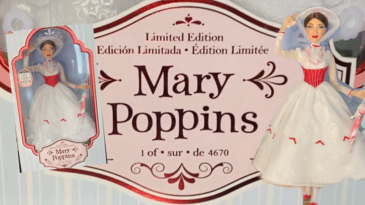 Disney Mary Poppins Jolly Holiday Limited Edition Doll Toy Review and ...