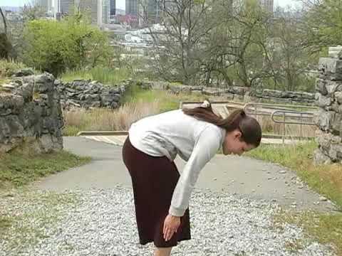 All-Star Cheerleading Routine: Land Toe Touch - YouTube