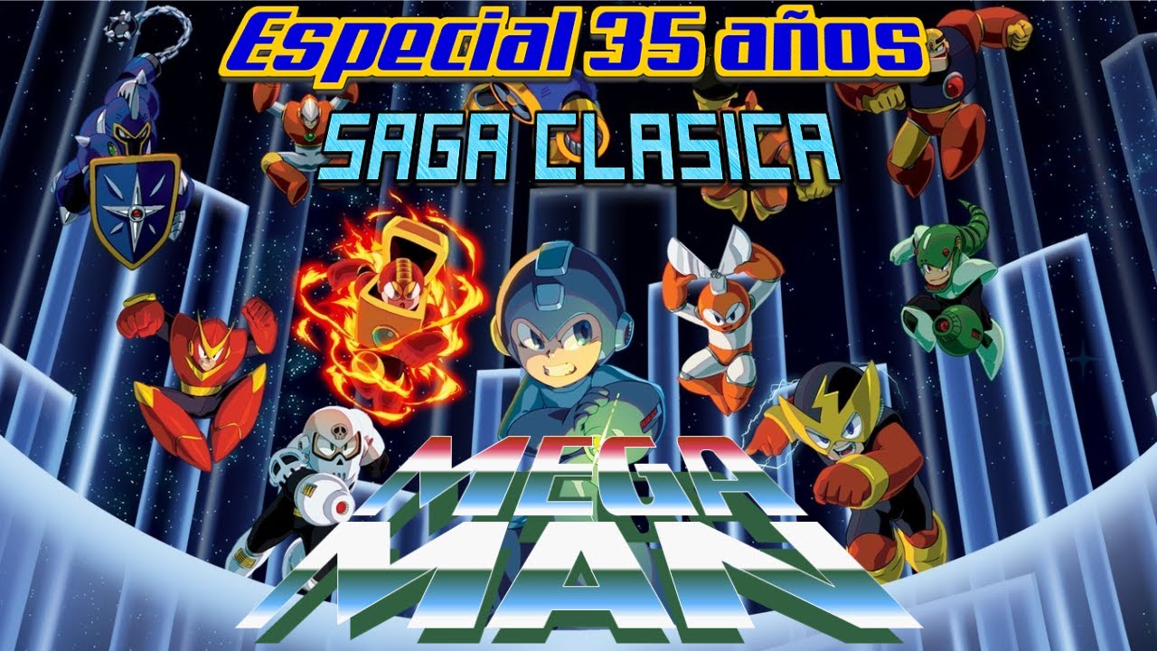 ESPECIAL DE MEGA MAN 35 AÑOS #1 - Saga Clásica (1-11) - YouTube