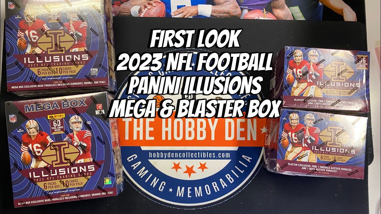 First Look - 2023 Panini Illusions NFL Football Mega & Blaster Box ...