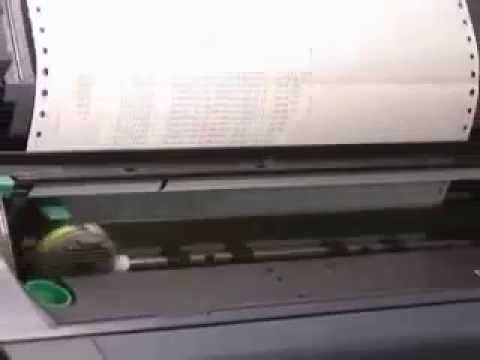 TallyGenicom 2365 and 2380 Heavy Duty Printers - YouTube