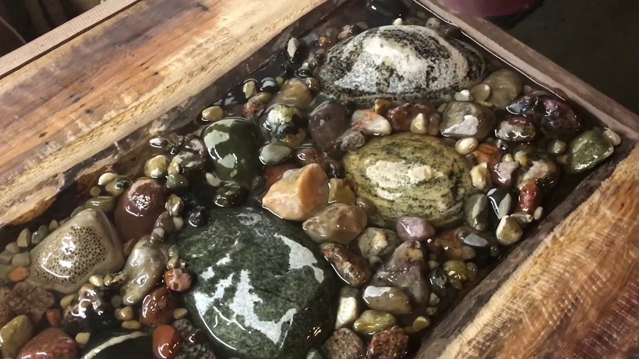 S1 E6 Making a black walnut rock table - YouTube