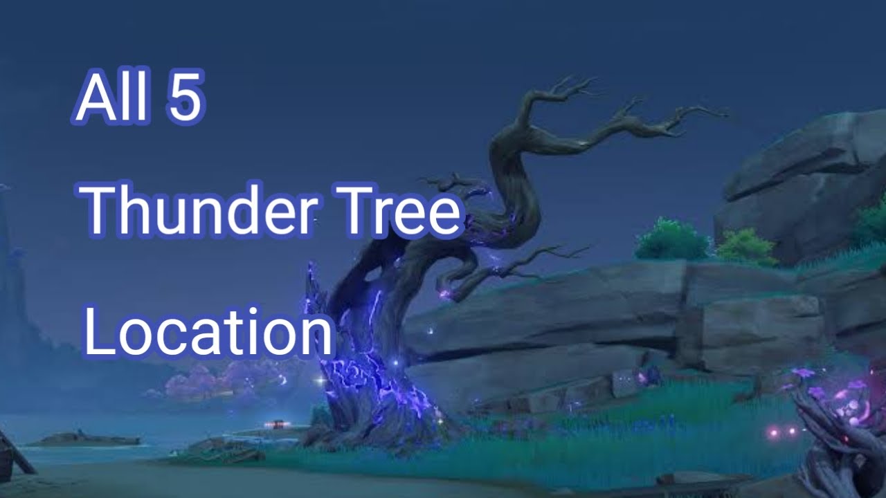 Sakura Arborism - All 5 Thunder Tree Location | Genshin Impact - YouTube