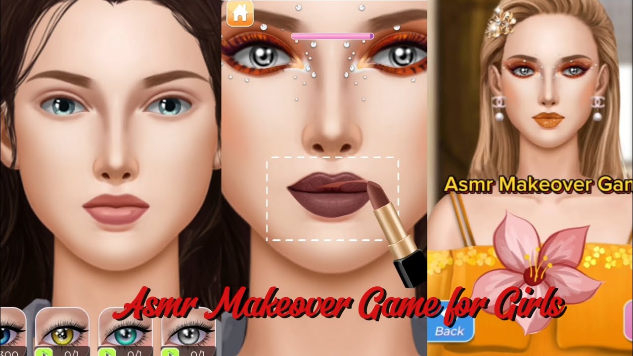 ASMR Makeover Game for Girls 🎨👗 | Relaxing & Satisfying Beauty Game ...