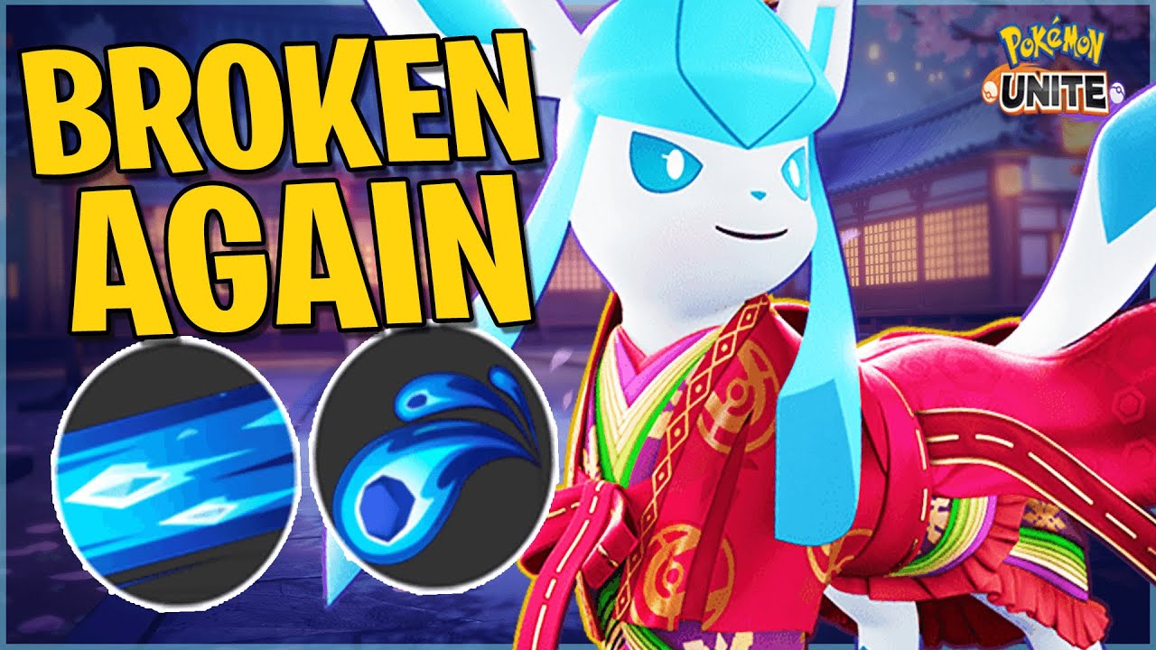 GLACEON Got BUFFED AGAIN and its BROKEN!! | Pokemon Unite - YouTube